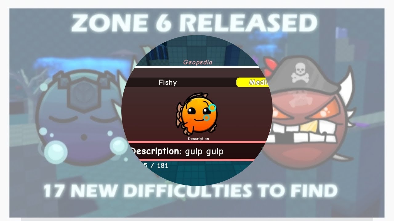 New Update Zone 6 | How to find Fishy in Find the Geometry Dash ...