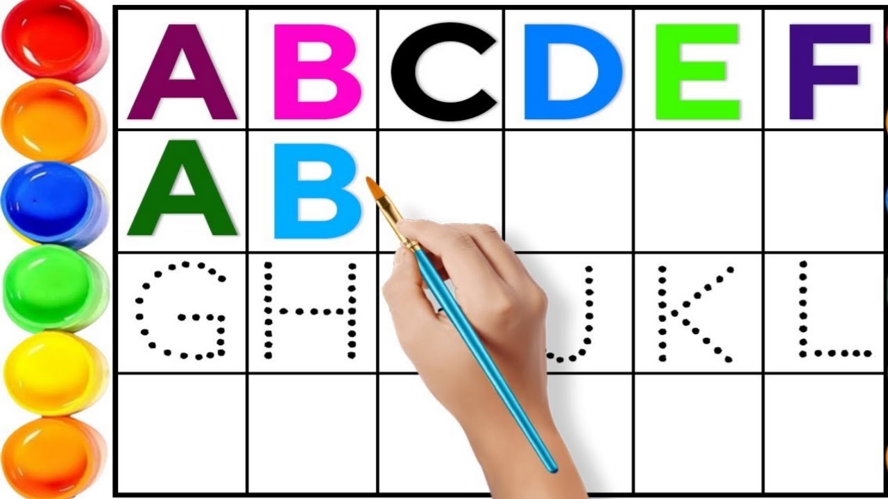 123, 1234 Numbers, 1 to 100 counting, abc song, Alphabet song, Phonics ...