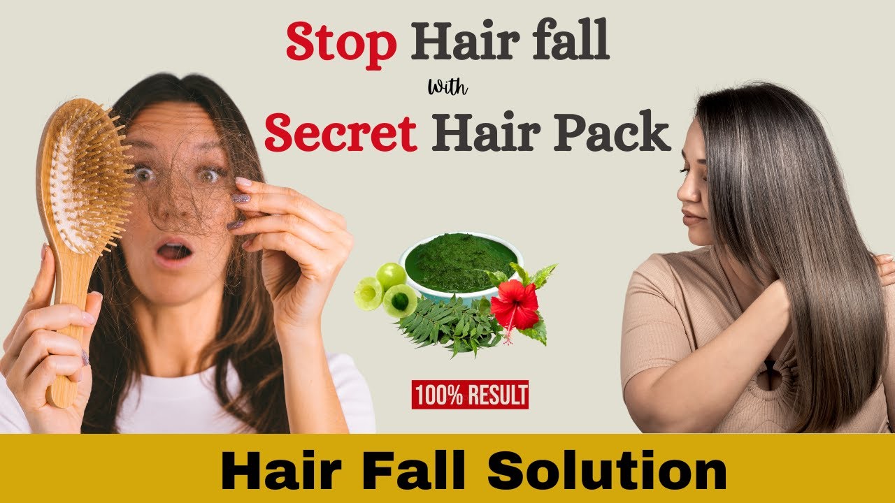 Stop Hair Fall with Secret Hair Packs |Hair fall treatment - YouTube