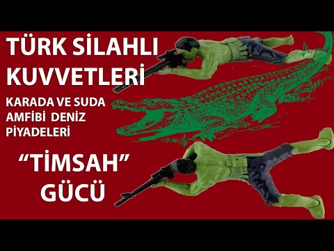 TSK KARADA VE SUDA AMFİBİ DENİZ PİYADELERİ “TİMSAH” GÜCÜ