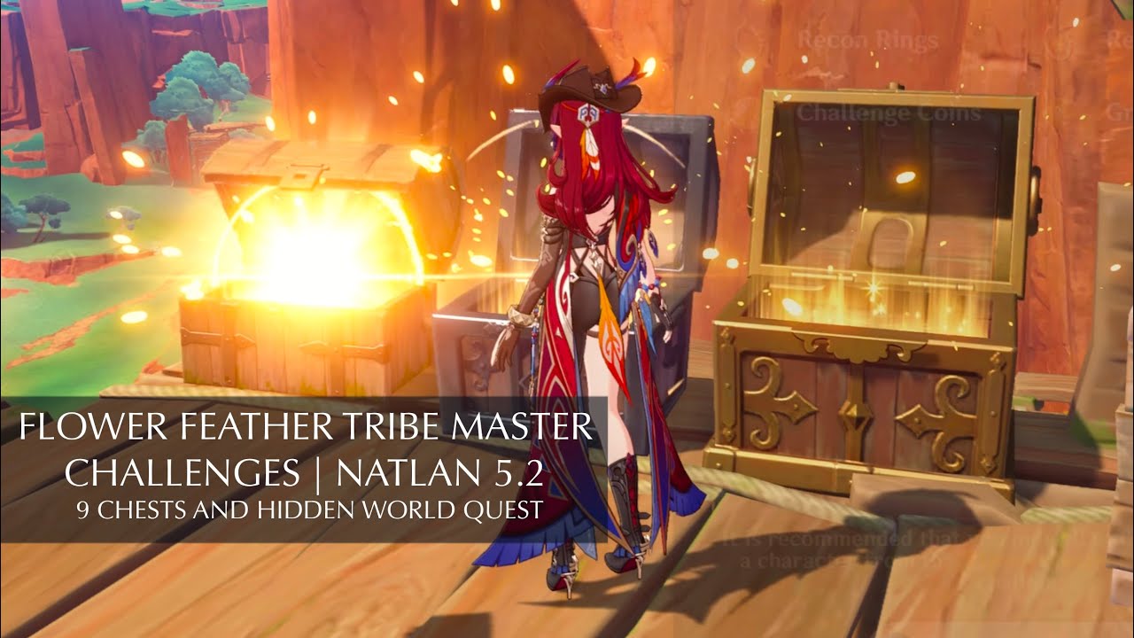 Flower Feather Tribe Master Challenges | Genshin Impact 5.2 - YouTube