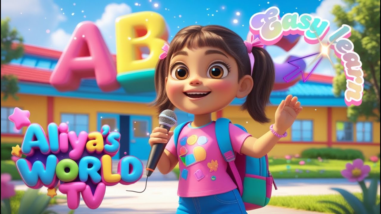Learn ABC with Aliya! 🎒 Fun Alphabet Song for Kids | Nursery Rhyme ...