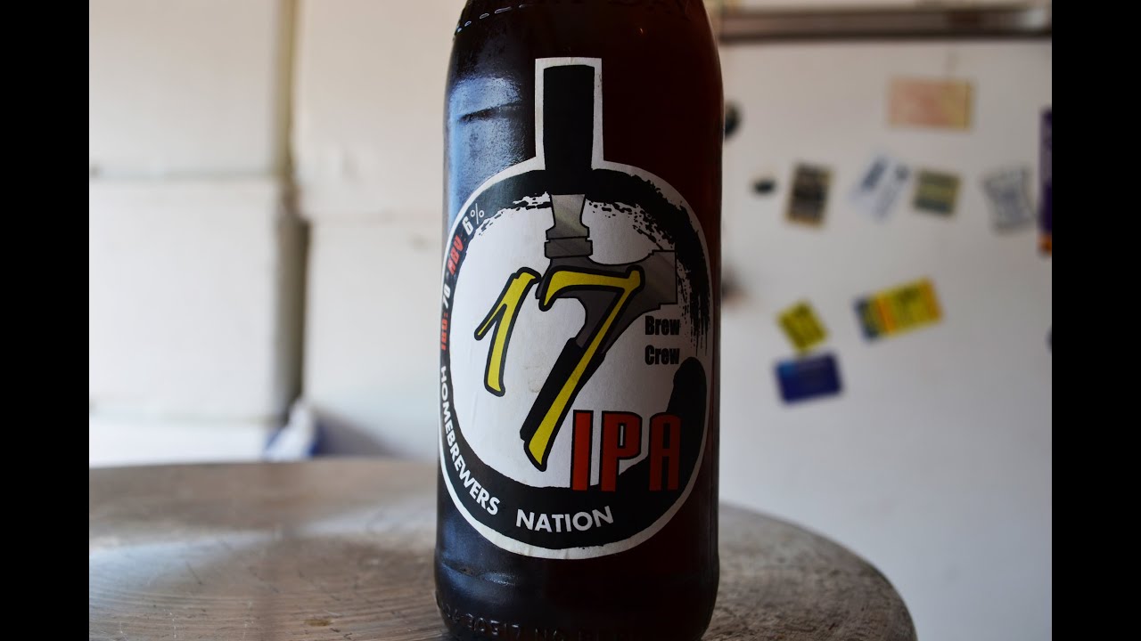 17 BREW CREW IPA - Beer Review - Thanks to Vic! - YouTube