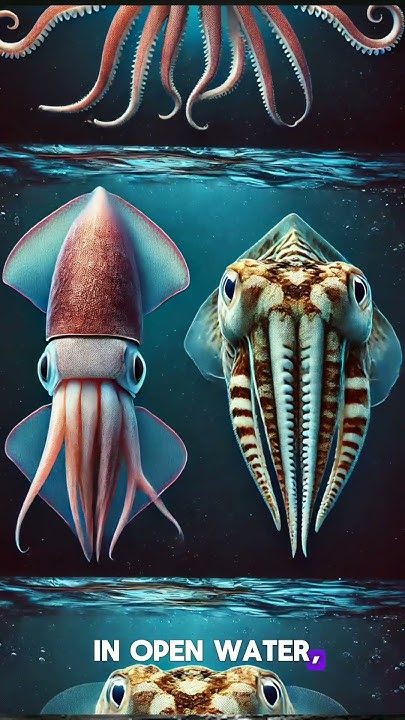 "Squids vs. Cuttlefish: Ocean’s Ultimate Shape-Shifters!" - YouTube