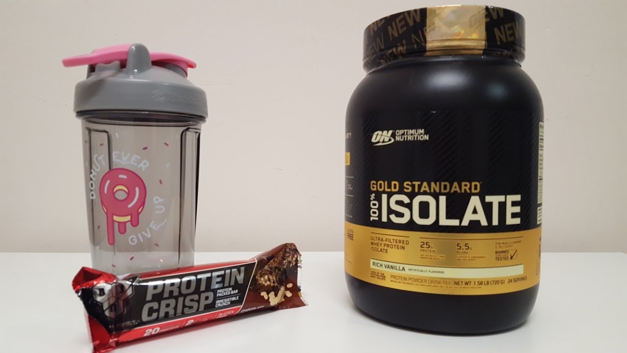 Gold standard 100% isolate whey protein - YouTube