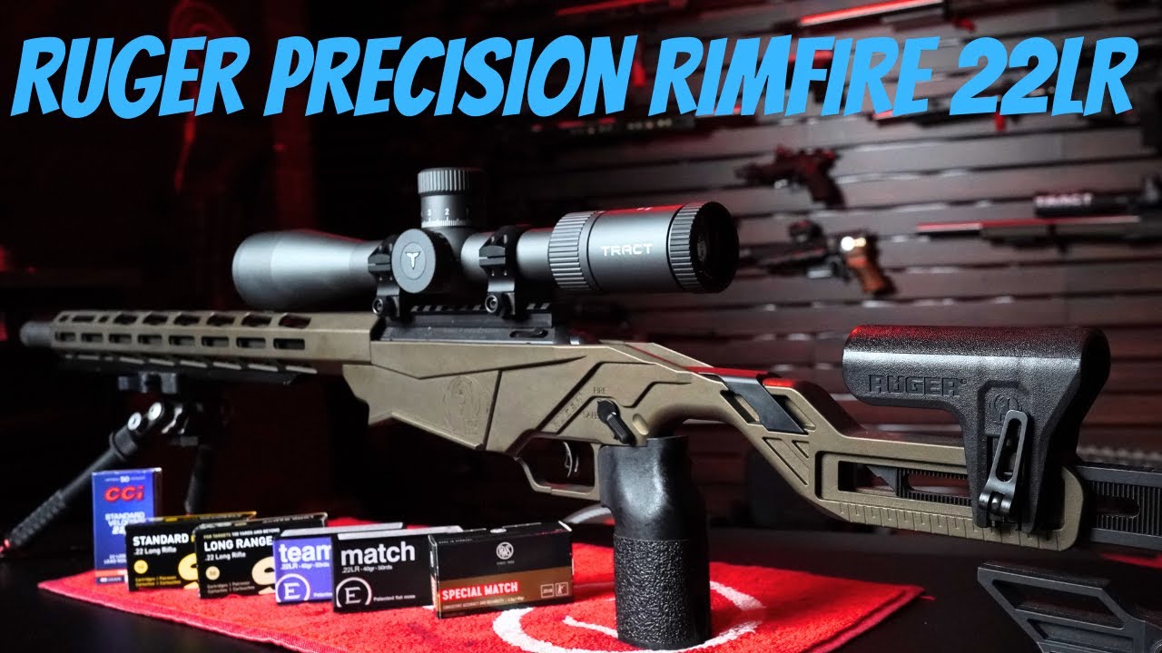 Ruger Precision Rimfire 22LR Ammo Test // Budget Accurate 22 Rifle ...