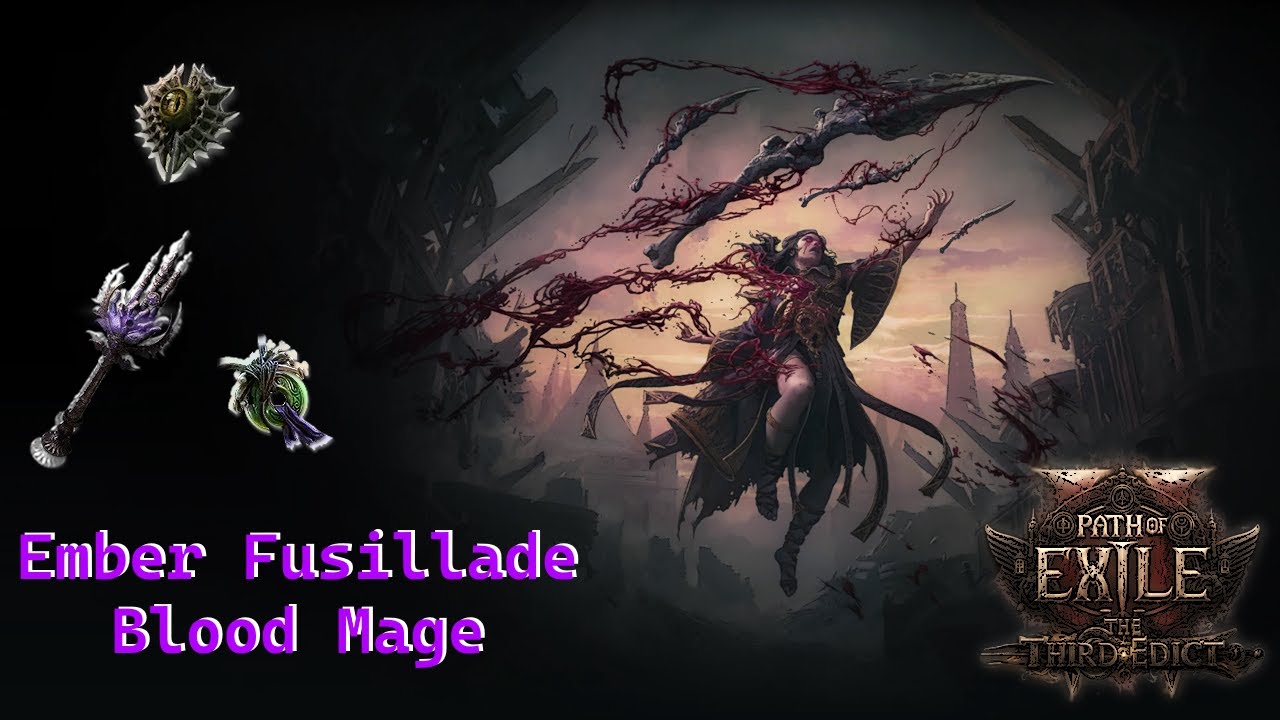 PoE 2: Rise of the Abyssal - Ember Fusillade Blood Mage - All-In Swap ...
