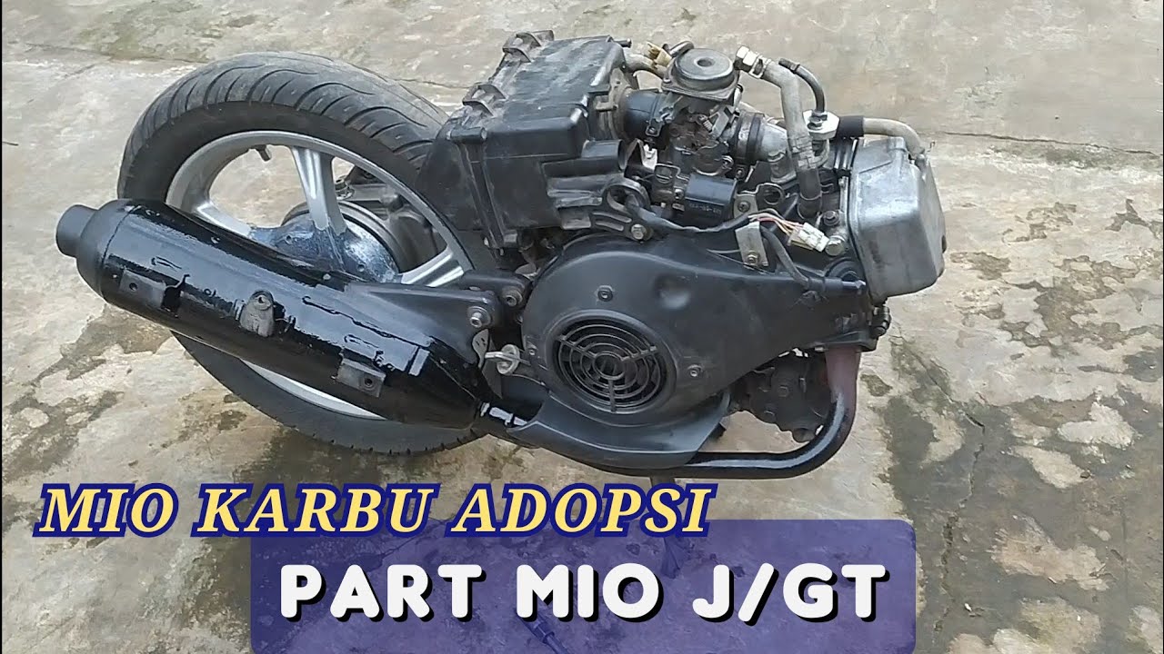 Blok dan Head Mio J/GT dipasang ke Mio Karbu | KENCANG DAN IRIT - YouTube