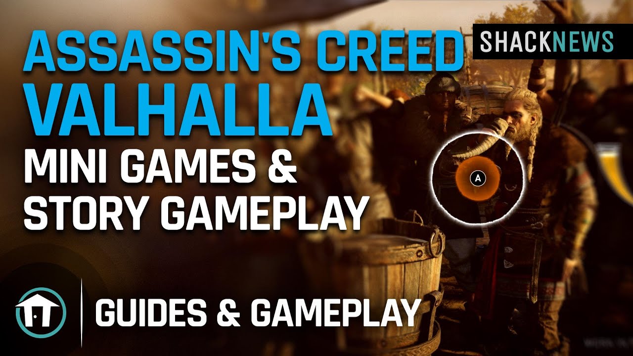 Assassin's Creed Valhalla - Mini Games & Story Gameplay - YouTube