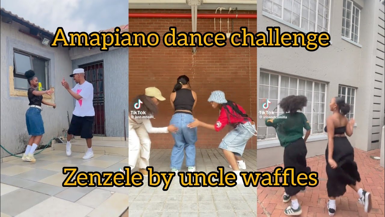 amapiano zenzele dance challenge uncle waffles - YouTube