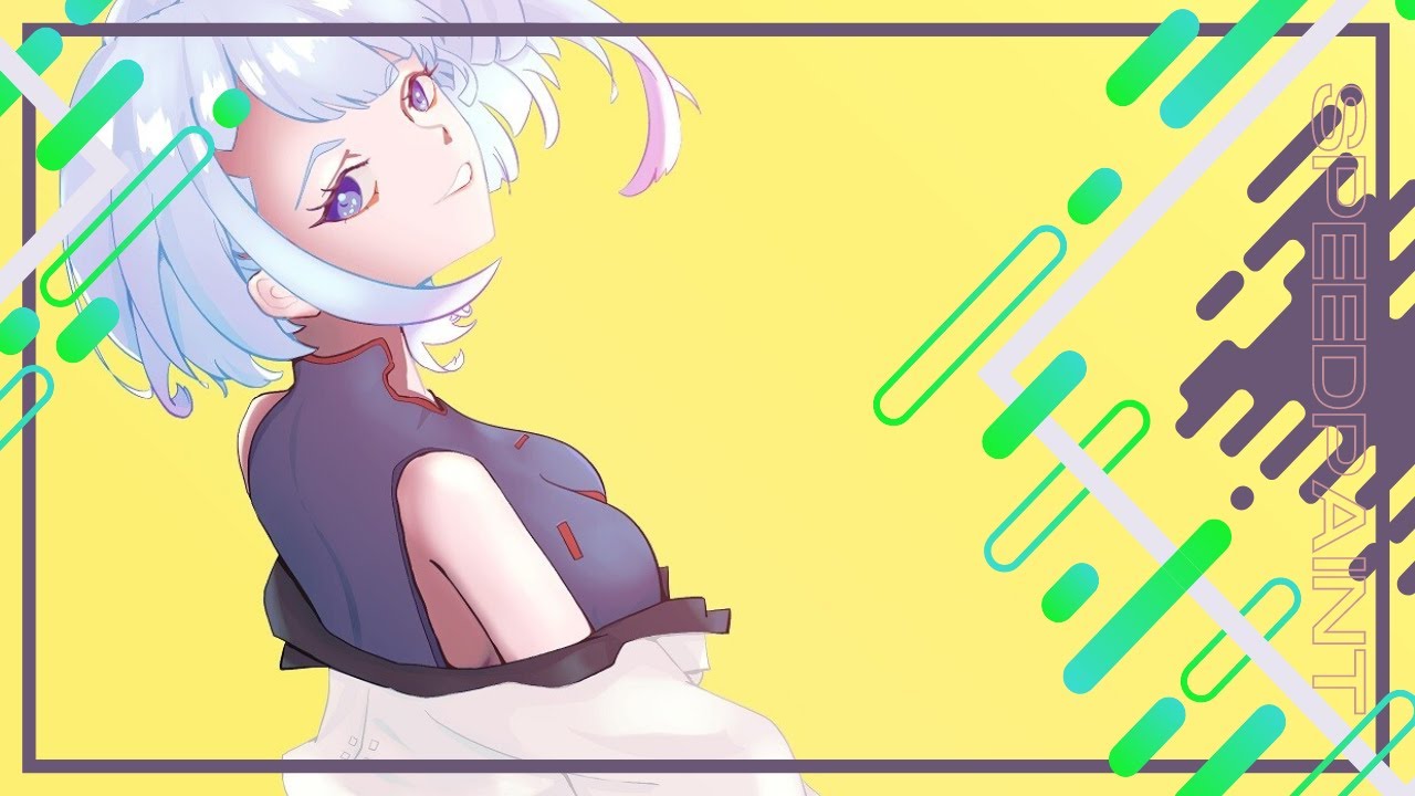 PRACTICE DRAWING 009 | Lucy Cyberpunk - Edgerunners - YouTube