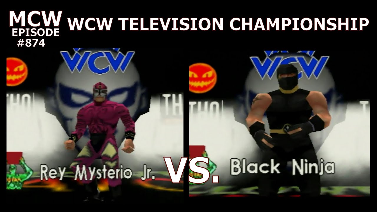 Rey Mysterio vs. Black Ninja - WCW Television Championship - Halloween ...