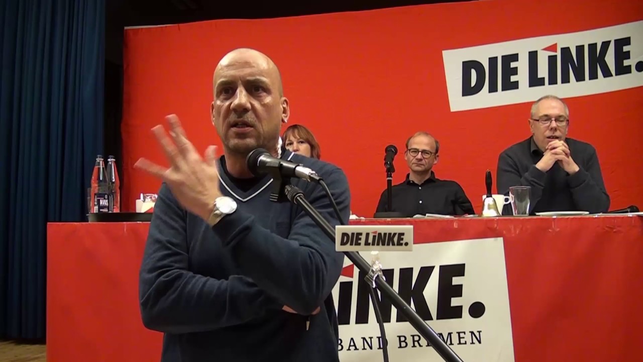 Rede eines Personalrats auf dem Landesparteitag - YouTube