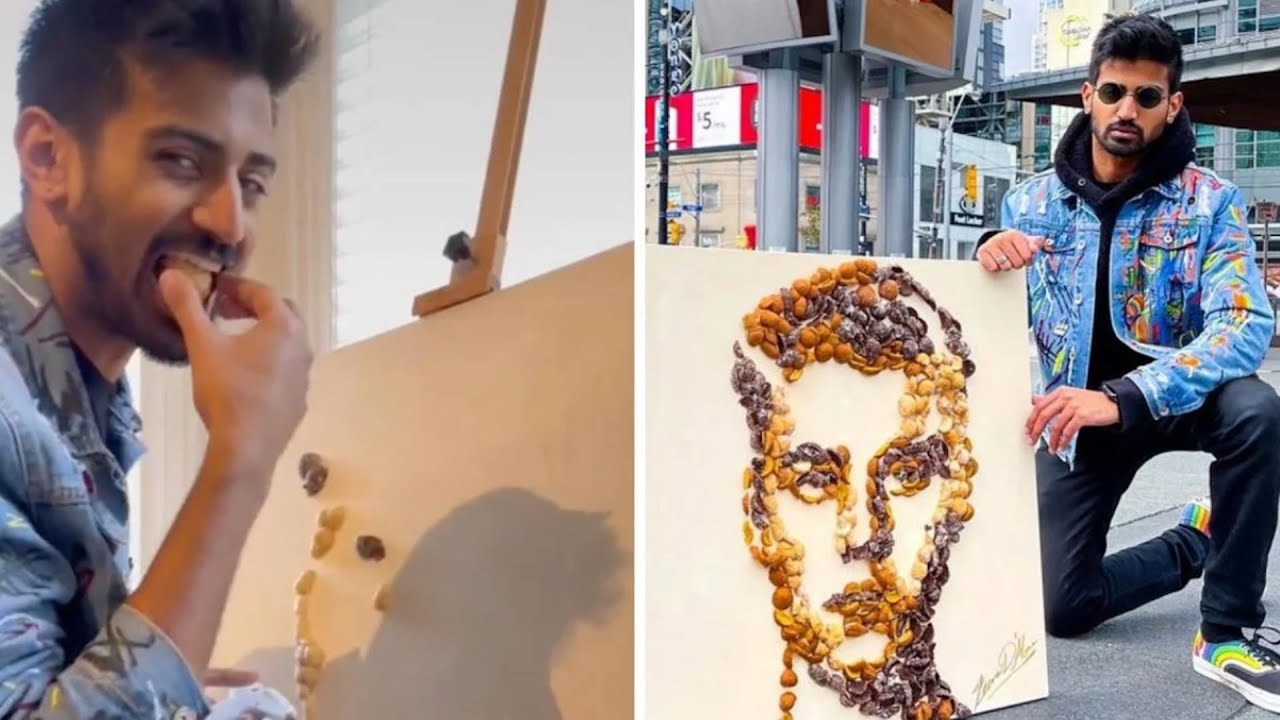 A Toronto-based artist created a Timbiebs portrait - YouTube