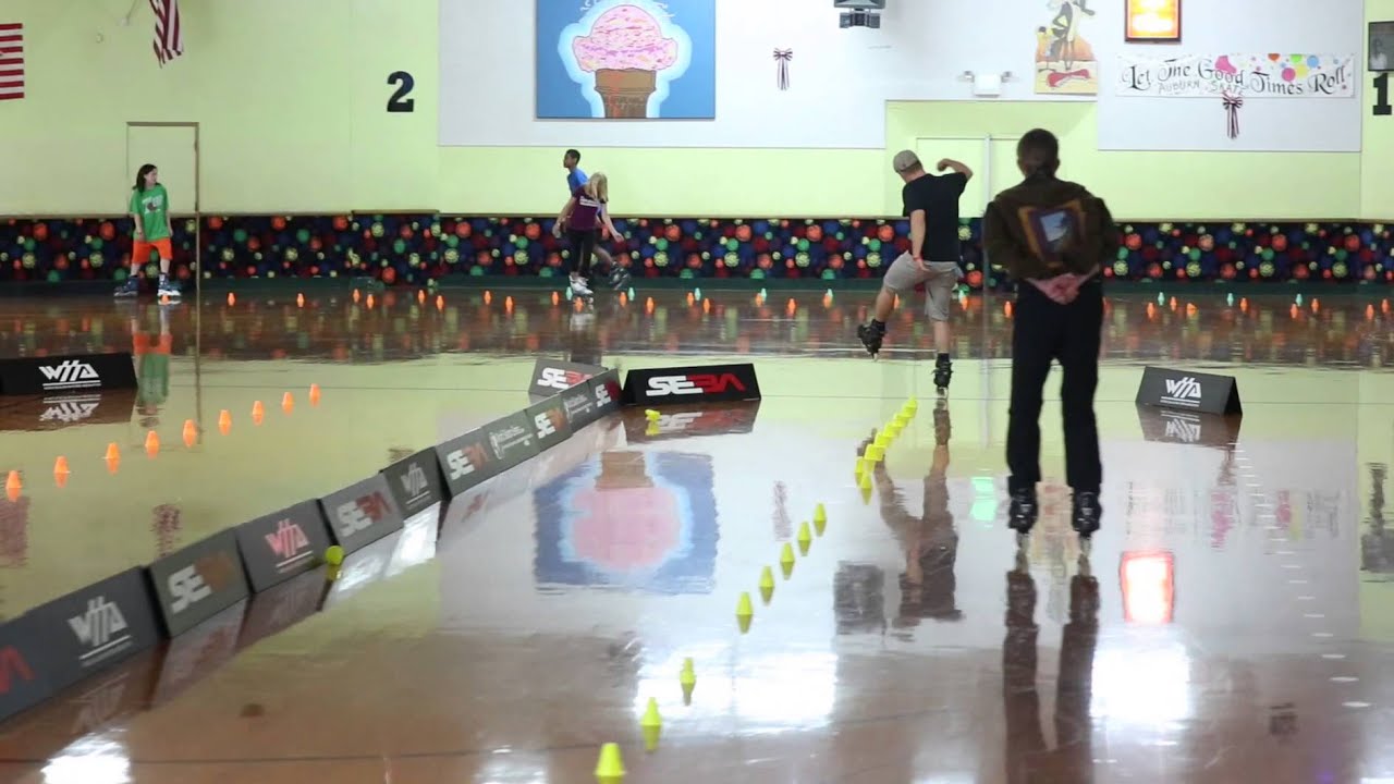 Auburn Skate Connection Freestyle Slalom Competition, June 2014 - YouTube