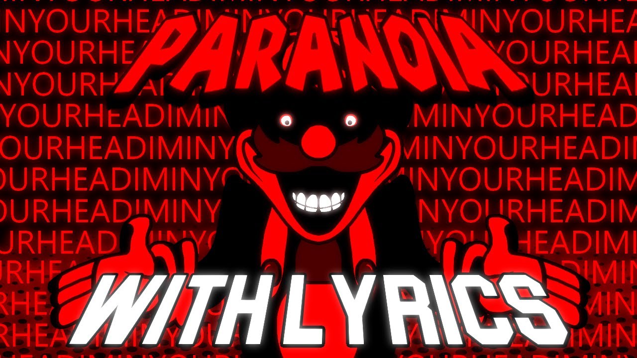 Paranoia WITH LYRICS | Mario's Madness Cover - YouTube