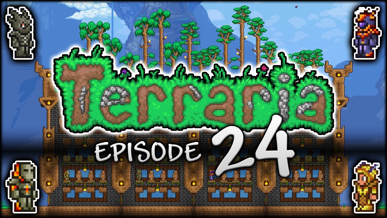 Let's Play Terraria | I made a MUSEUM for all the Terraria classes ...