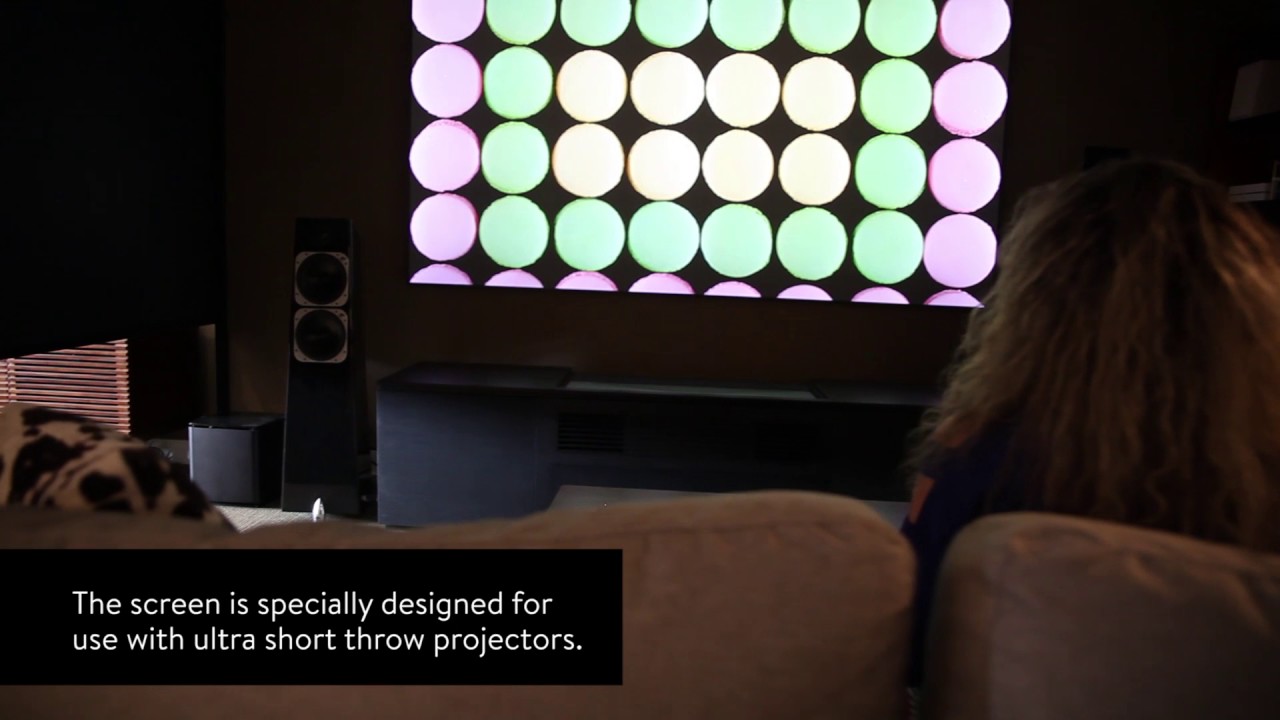 Sony Ultra Short Throw Projector Demo - Massive Screen & 4K Picture ...