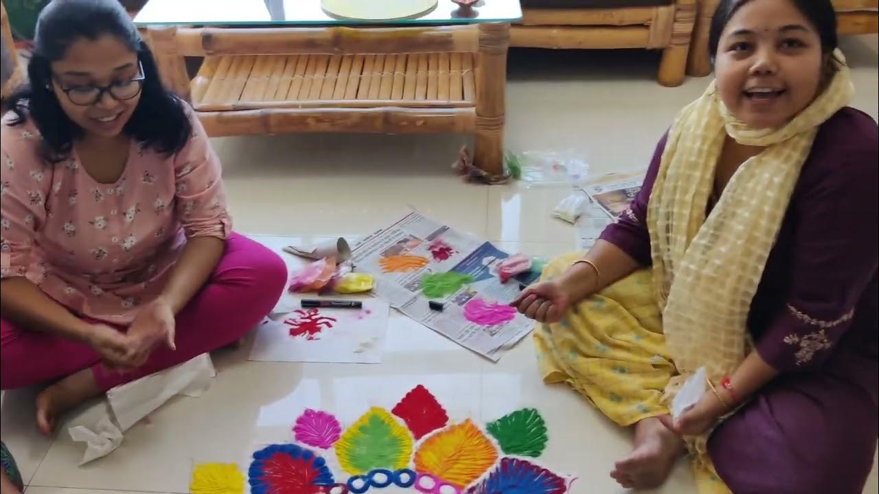 Diwali Rangoli Competition at NABARD Jharkhand RO - YouTube