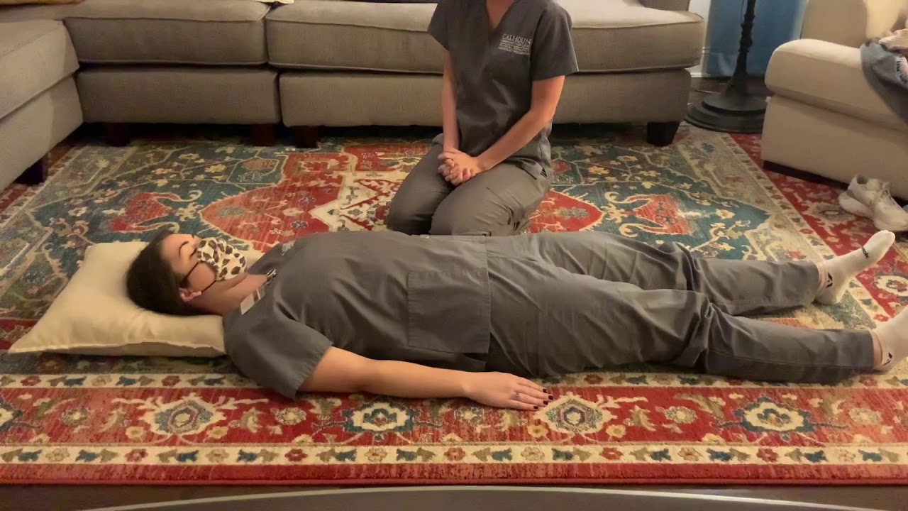 Hooklying Lower Trunk Rotation Rhythmic initiation Video 1/5 - YouTube