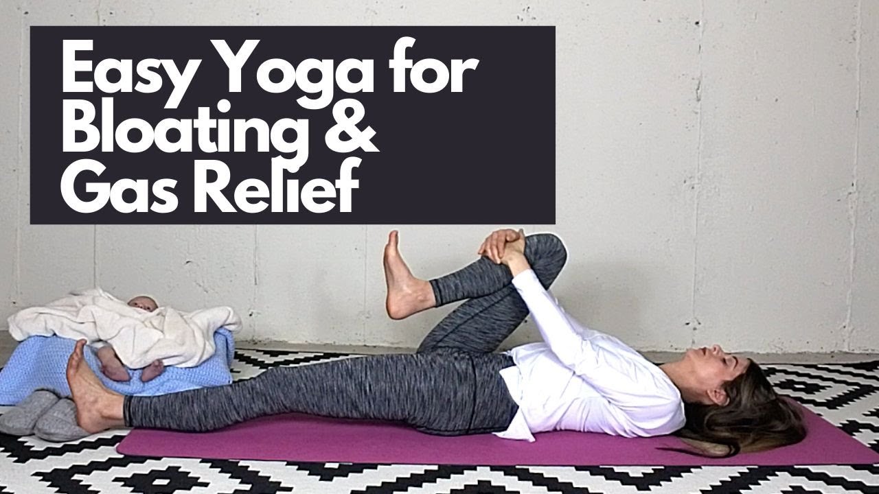10 Minute Yoga for Bloating & Gas Relief - YouTube