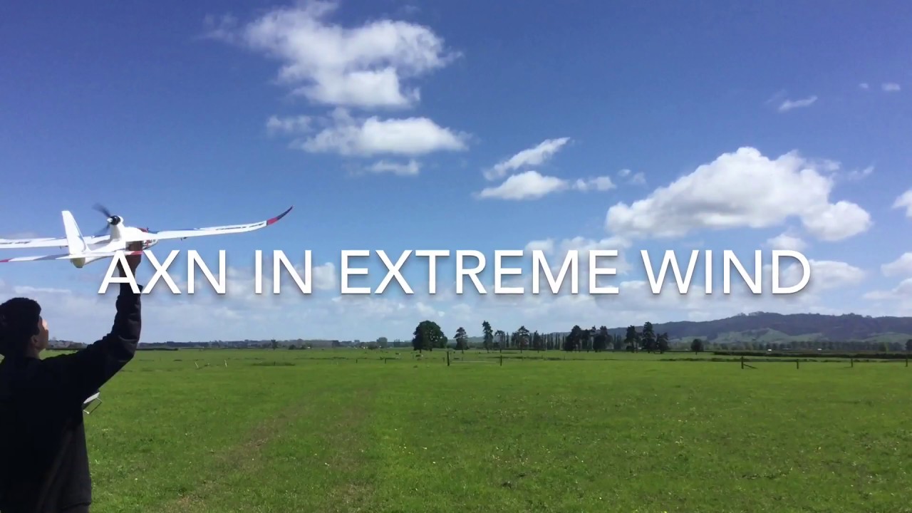 Can the AXN handle heavy wind? AXN vs extreme wind! Flying backwards ...