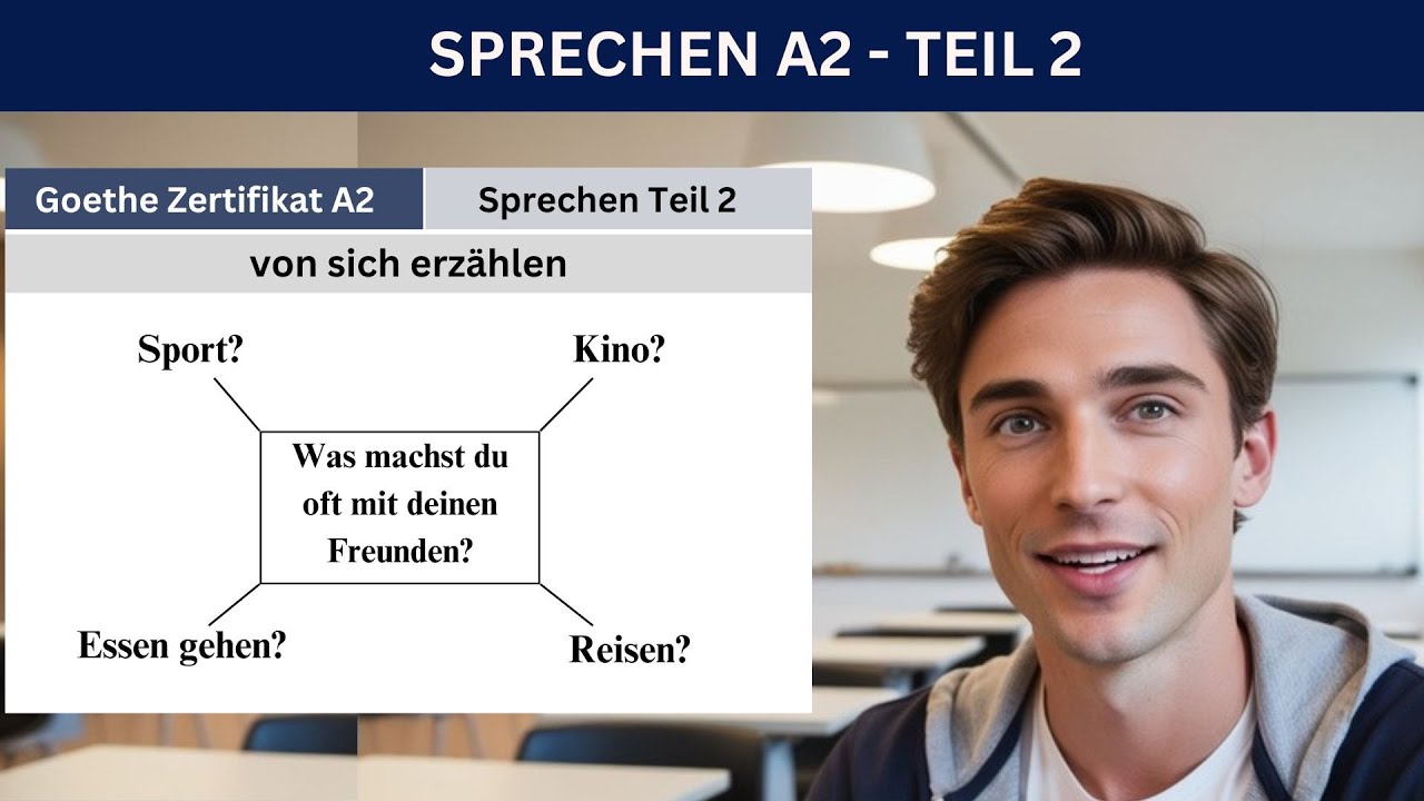 Was machst du oft mit deinen Freunden? German Goethe A2 Sprechen Teil 2 ...