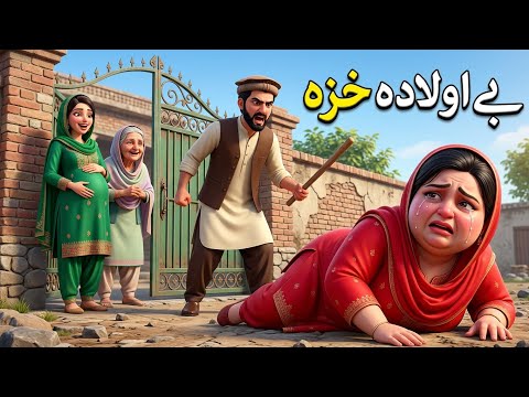 بے اولادہ خزہ | Childless wife | Pashto Cartoon Story