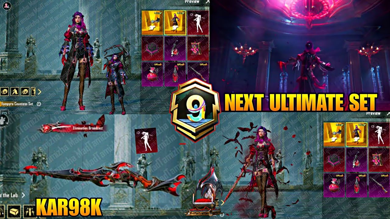 😻New ultimate set | Vampyra Set | Kar98k Upgrade Skin | Free Mythic ...