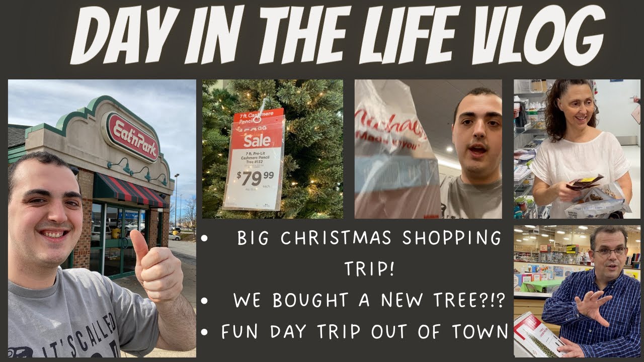 BIG CHRISTMAS SHOPPING TRIP! ~ WE BOUGHT A NEW TREE?!? ~ FUN DAY TRIP ...