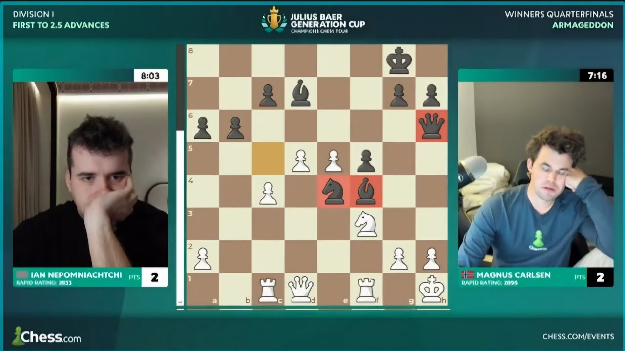 Magnus's Insane Level Piece Play to beat Ian In a Exchange Down ...