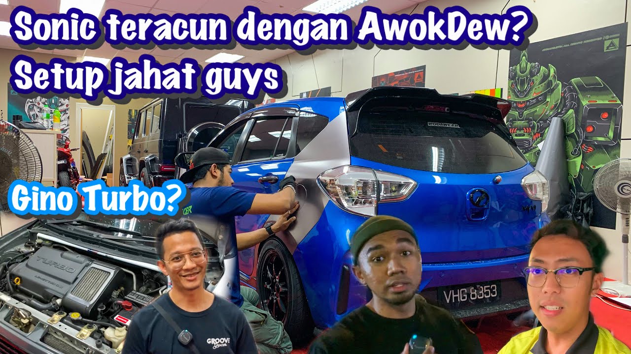 BOSS SONIC WRAP MYVI DESIGN BARU? | MEY STICKER | JUMPA DAIHATSU GINO ...