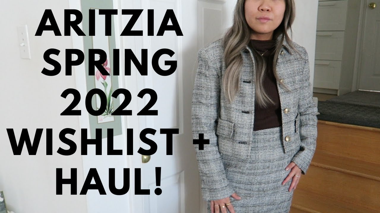Aritzia Spring 2022 Wishlist+ Haul! - YouTube