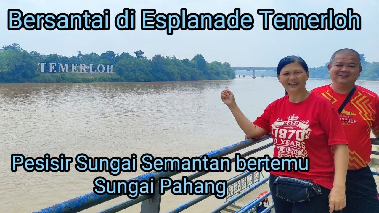Bersantai di Esplanade Temerloh , Pahang .Waterfront Sungai Semantan ...