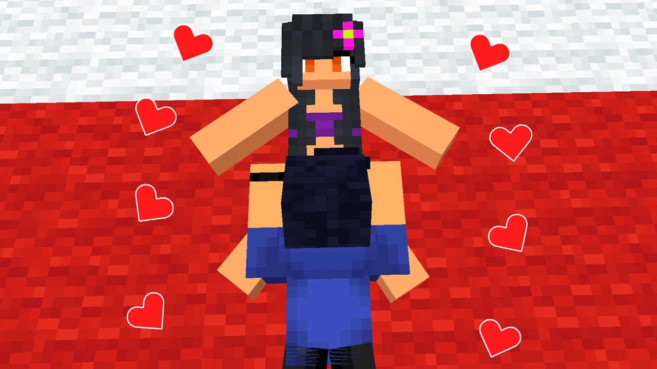 Aphmau and Aaron in Minecraft! 😍 - YouTube