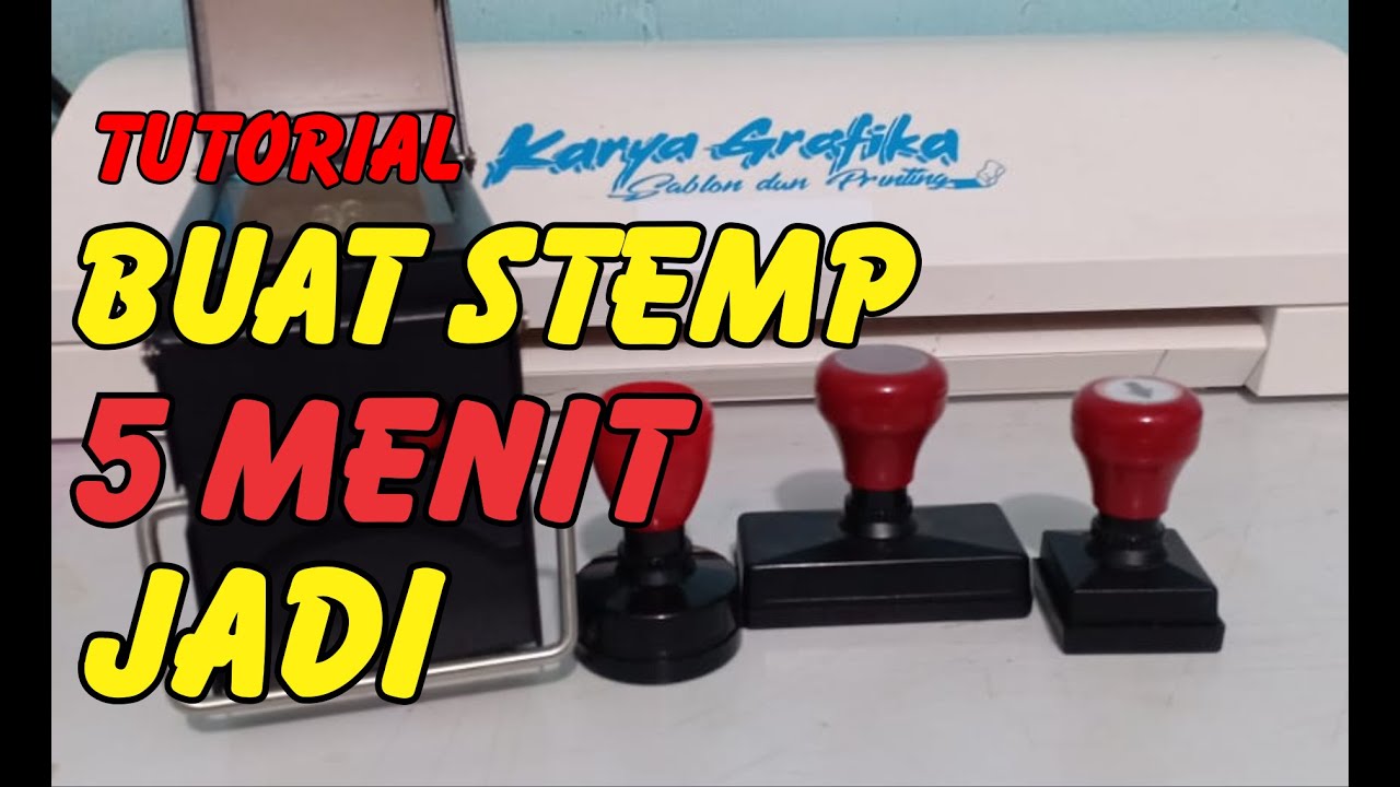 tutorial bikin stempel flash,cara bikin stempel mudah - YouTube