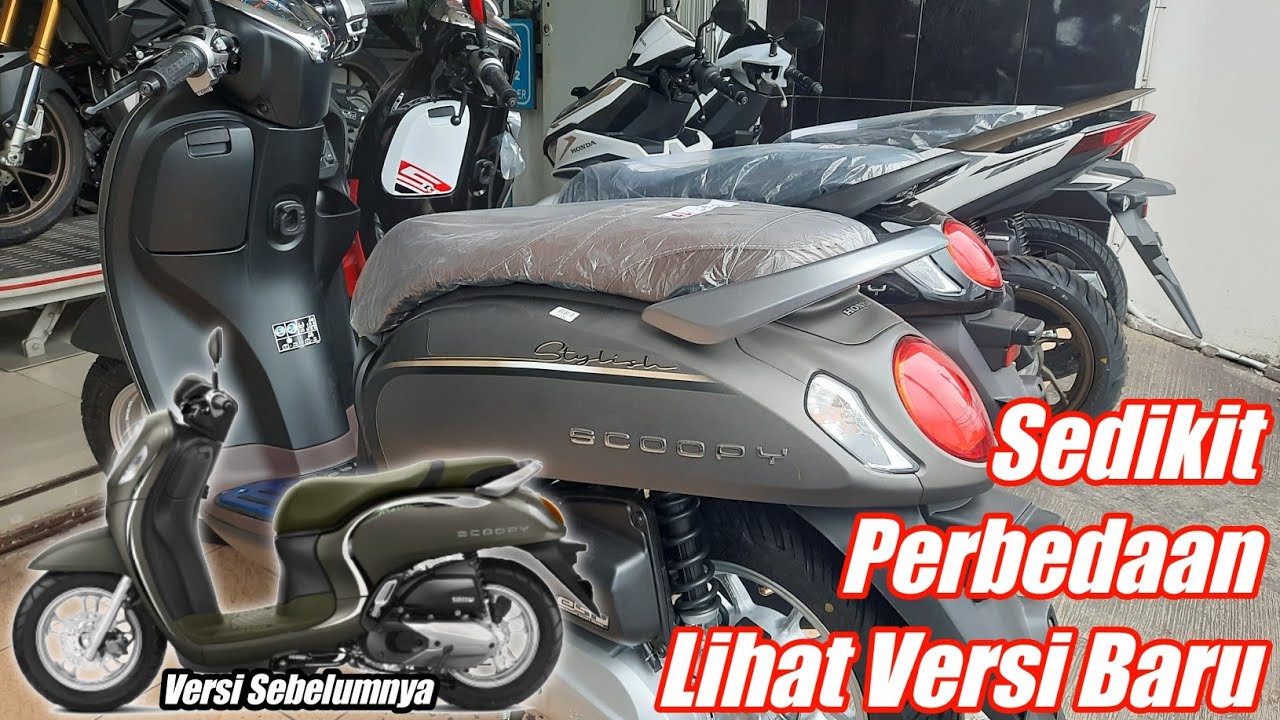 SCOOPY 2023 TERBARU WARNA MATTE BROWN TIPE STYLISH - YouTube