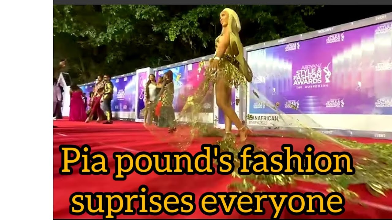 pia pound's Fashion show suprises everyone on this stage - YouTube
