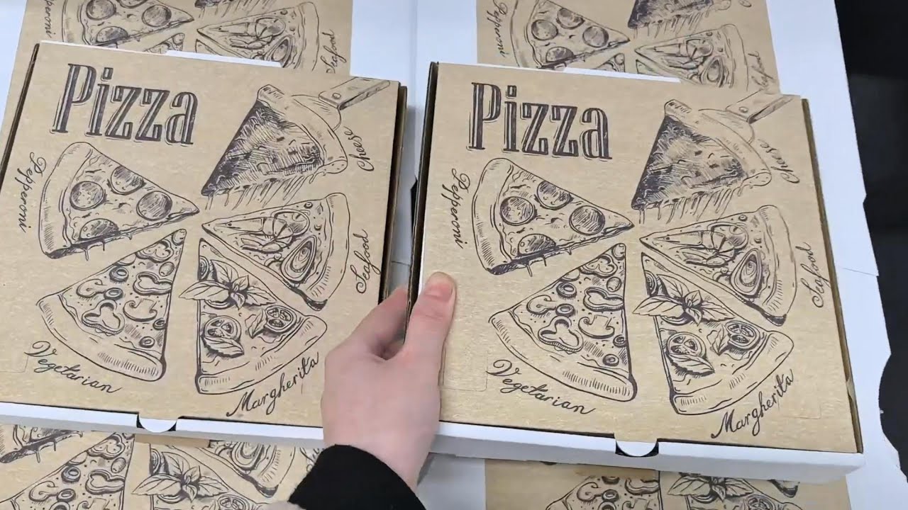 Epson A3+ Digital Pizza Box Printer, Pizza Box Printing Machine - YouTube