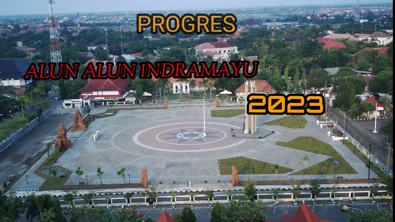 wajah baru alun alun indramayu 2023 Drone Vidio - YouTube