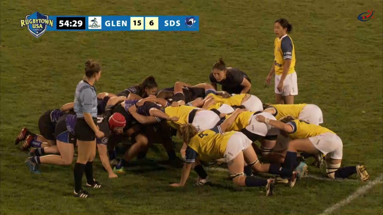 Scrum Collapse Reset: Glendale MERLINS v San Diego SURFERS 10-21-17 ...