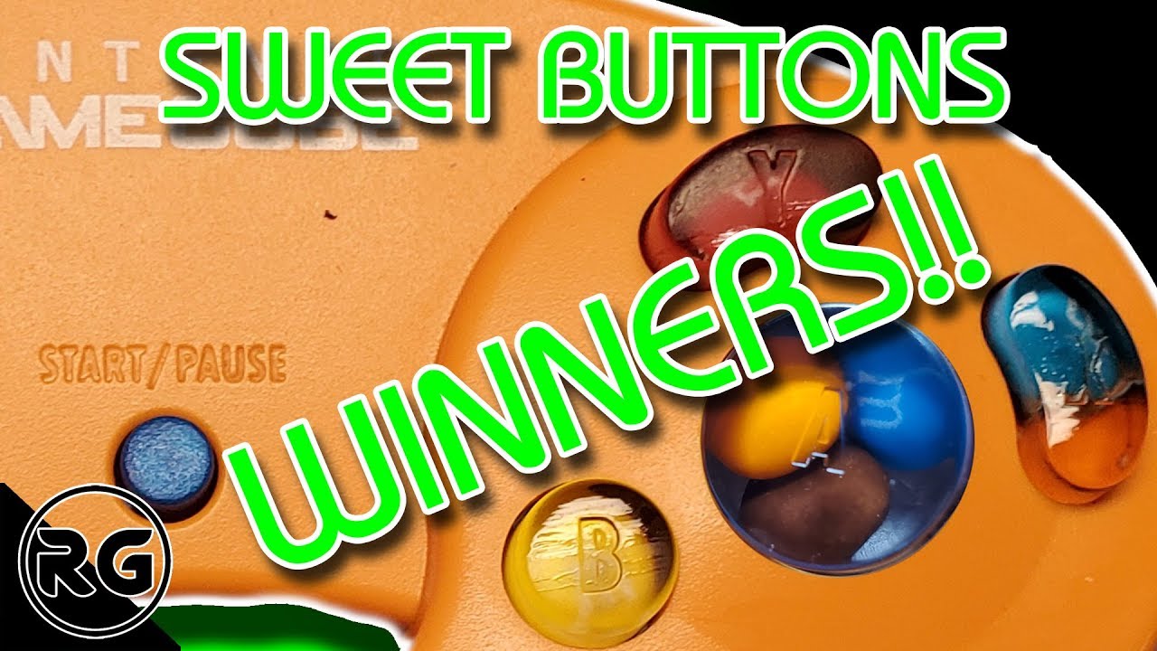 Gamecube Controller Mod - Halloween Candy Buttons - WINNERS!!! - YouTube
