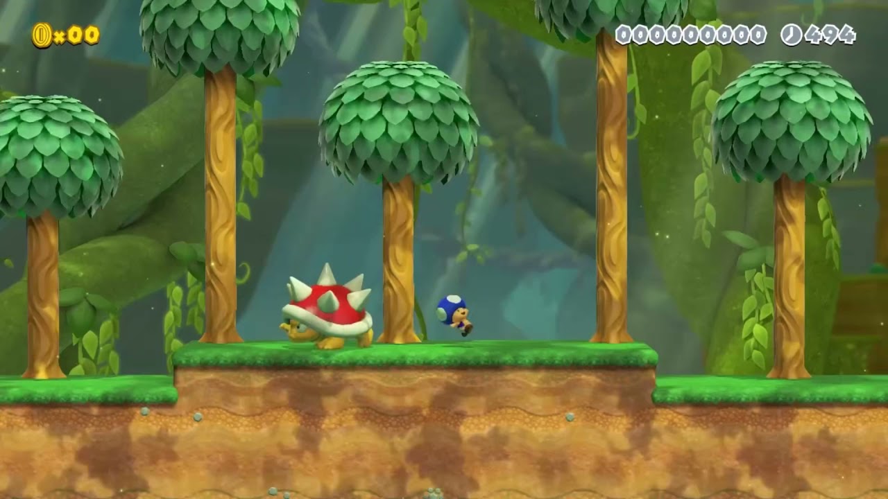 Napalm Man stage 3D remake (SMM2 Mega Man 5 stage remake) - YouTube