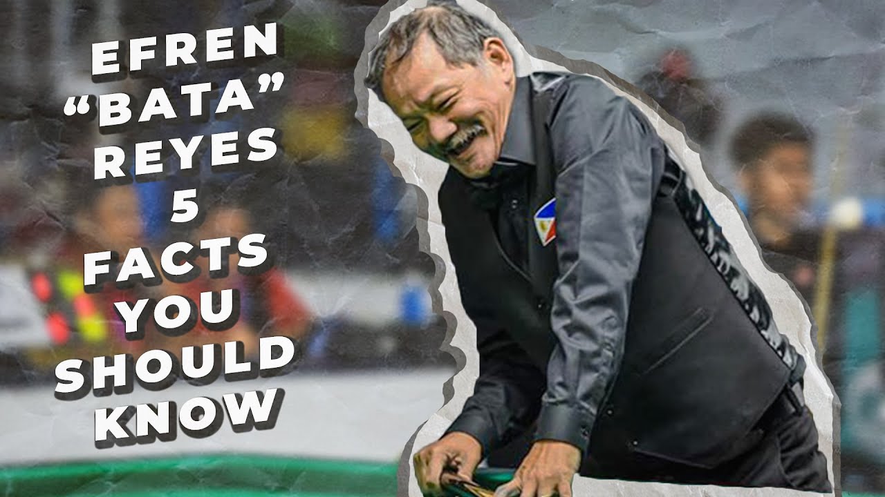 EFREN "BATA" REYES 5 FACTS YOU SHOULD KNOW - YouTube