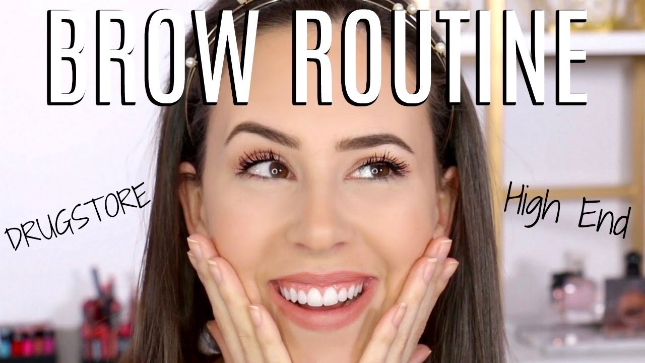Natural Looking Brow Routine for Beginners 2017 || Favorite Drugstore ...