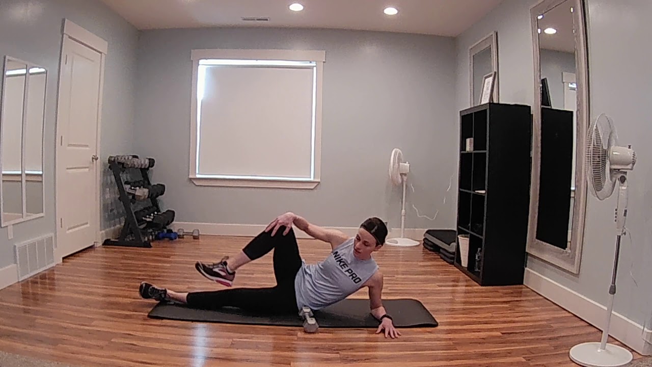 Inner thigh leg lift - YouTube