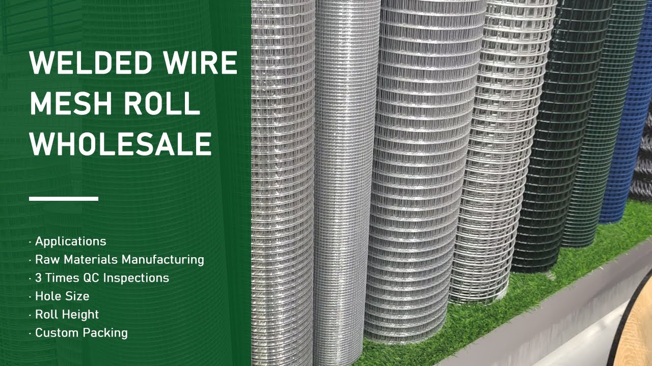 Welded Wire Mesh Manufacturer - How Welded Wire Mesh Is Made - YouTube