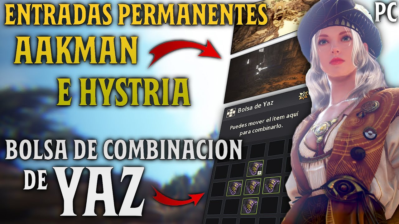 BLACK DESERT SA | BOLSA DE COMBINACION DE YAZ | ENTRADAS PERMANENTES ...