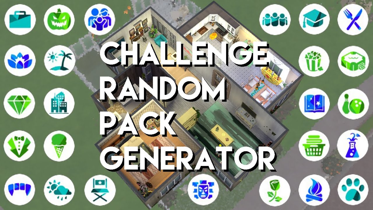 ¡HICE UNA CASA CON RANDOM PACK GENERATOR! - Los Sims 4 - YouTube