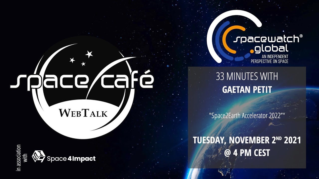 Space Café "33 minutes with Gaetan Petit" - 2. November 2021 - YouTube